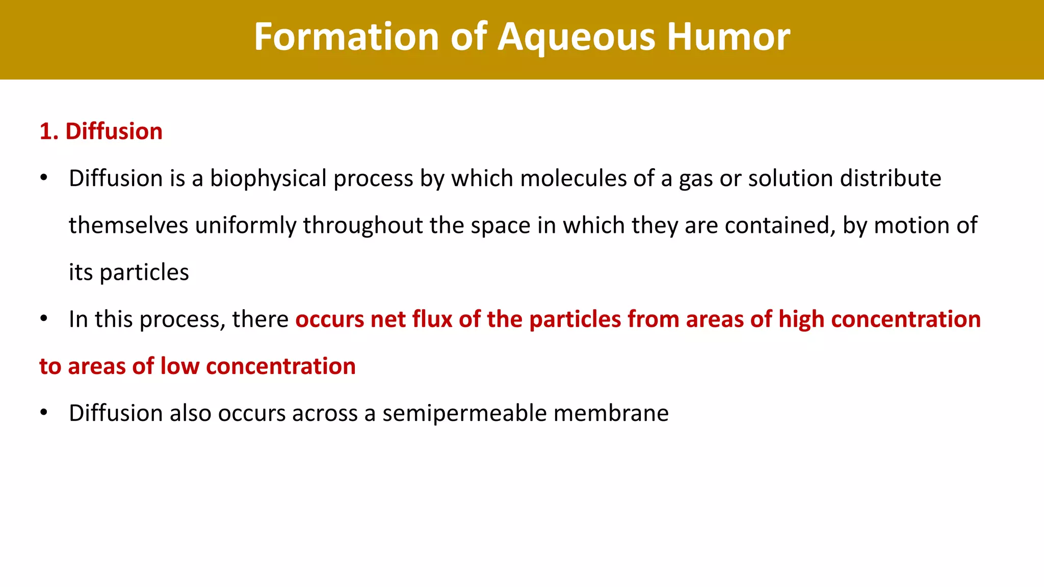 The Aqueous Humour | PDF