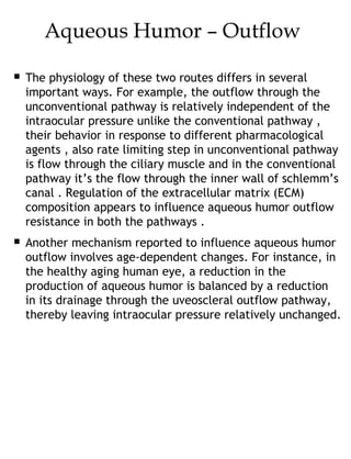 Aqueous humor,anterior chamber angle and its examination. | PDF