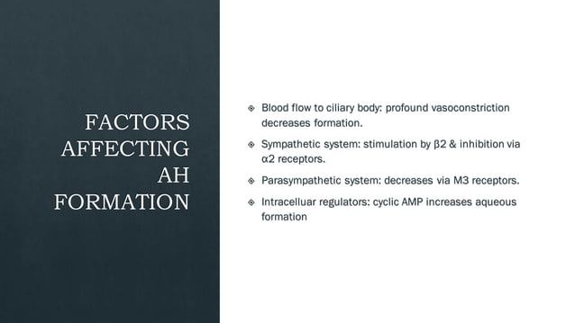 Aqueous Humor Biochemistry- Ocular Biochemistry | PPT