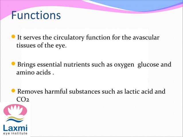 Aqueous humor dynamics | PPT
