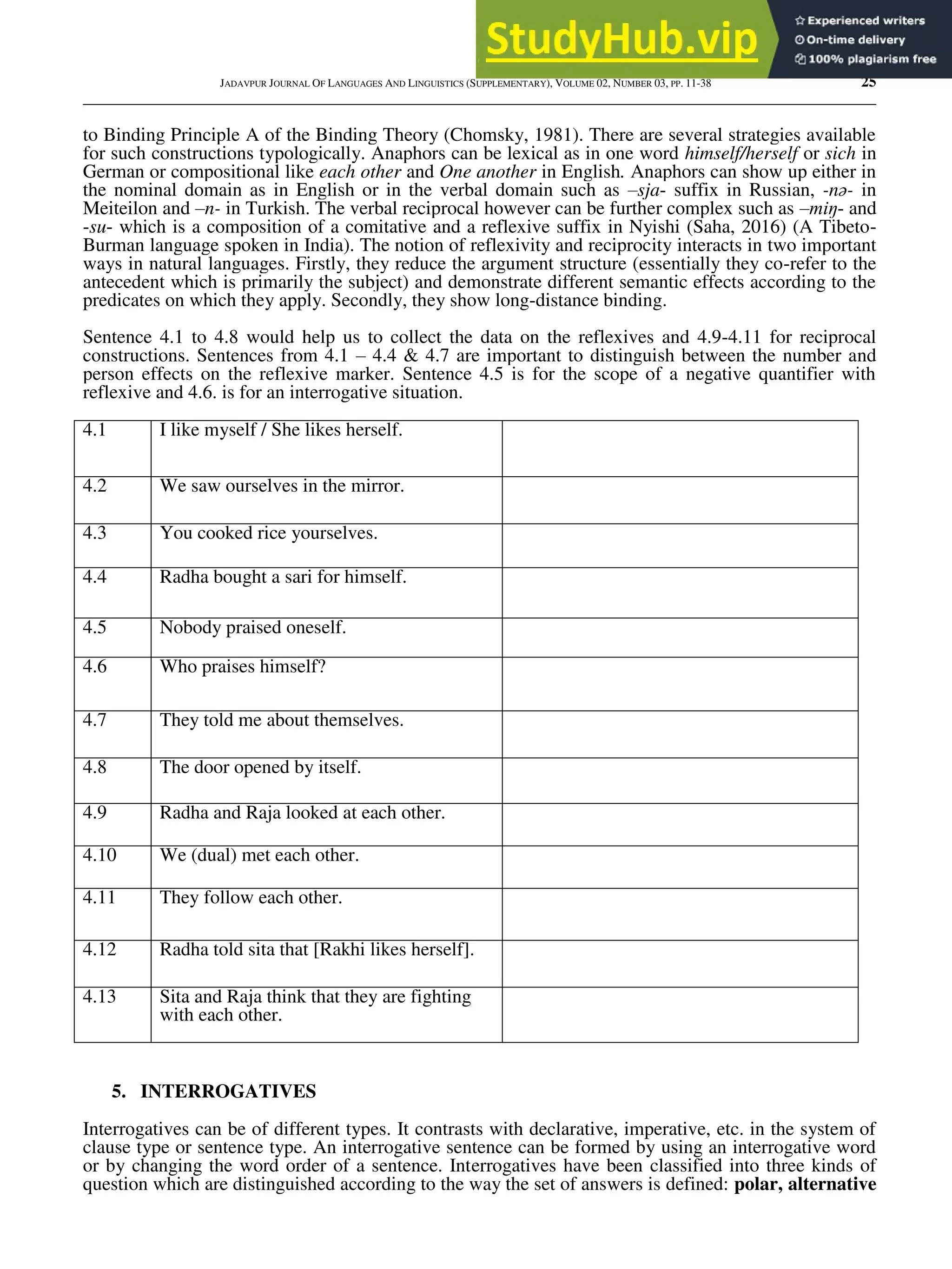 A Questionnaire Developed For Conducting Fieldwork On Endangered And ...