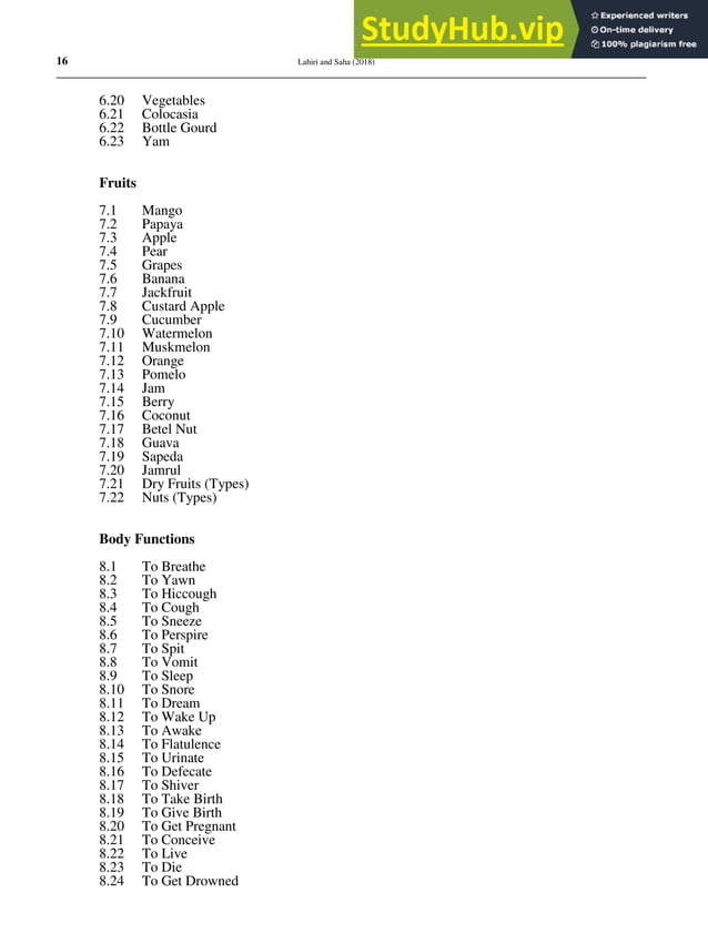 A Questionnaire Developed For Conducting Fieldwork On Endangered And ...