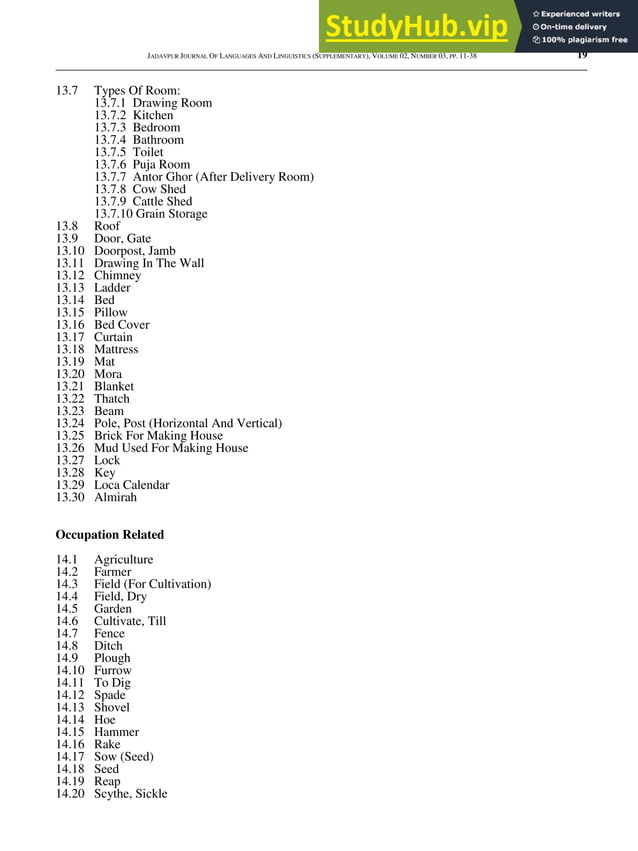 A Questionnaire Developed For Conducting Fieldwork On Endangered And ...