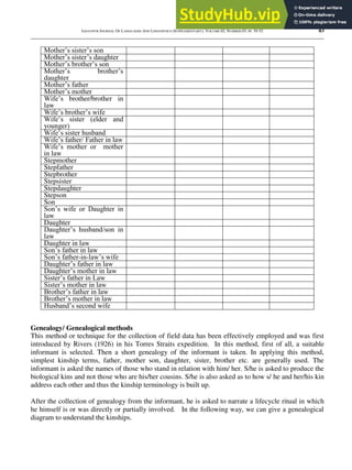 A Questionnaire Developed For Conducting Fieldwork On Endangered And ...