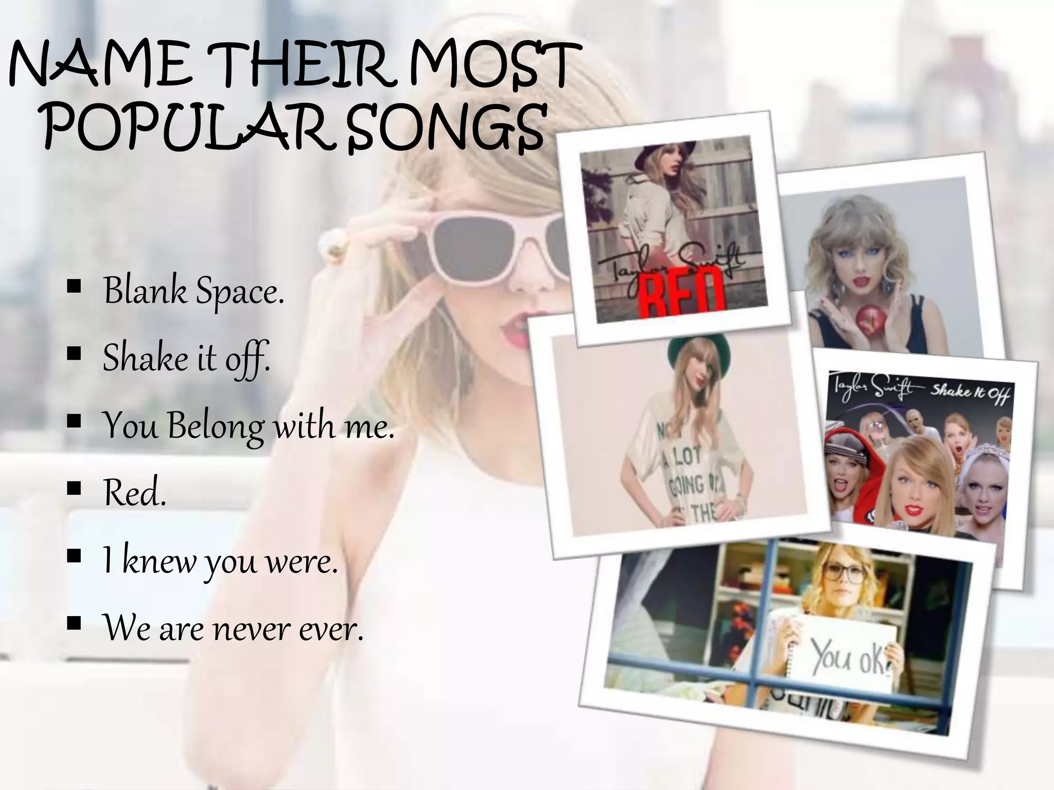 Power Point Taylor Swift | PPTX