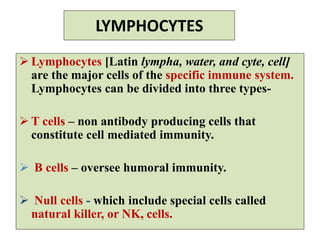 CELLS OF IMMUNE SYSTEM | PPTX