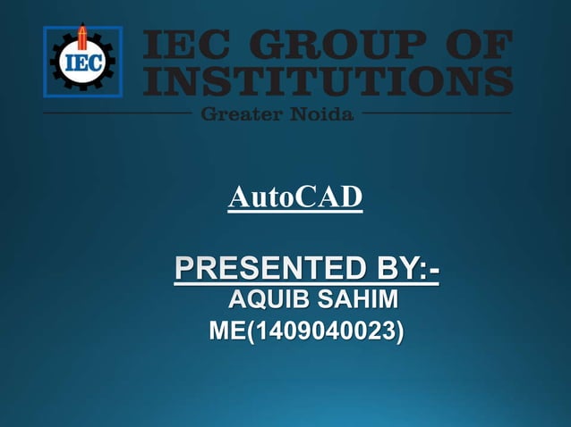 AUTOCAD | PPT