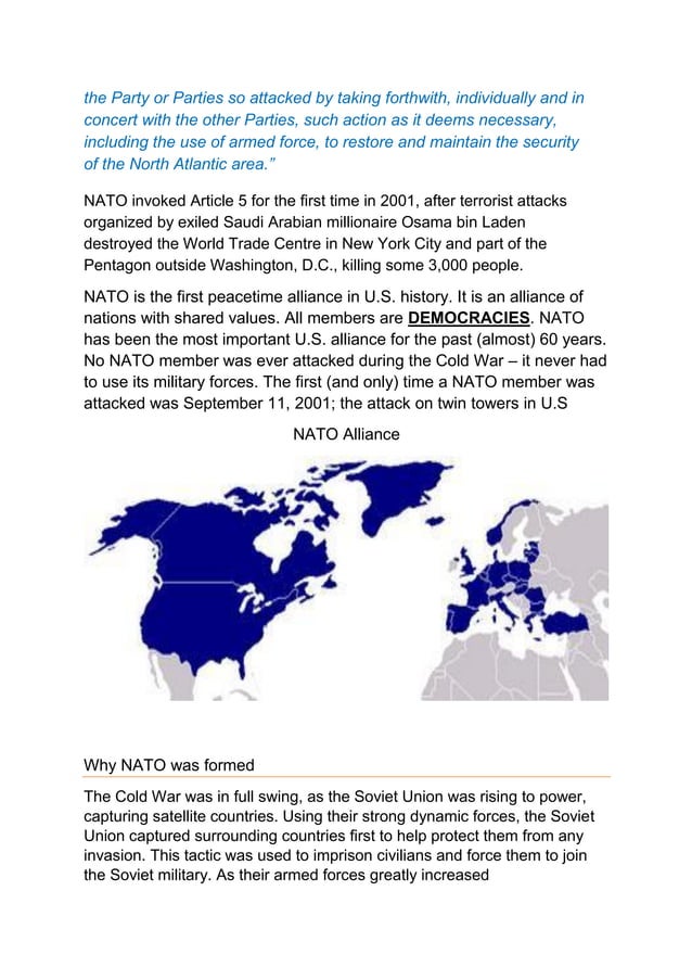 A quick glance of NATO | PDF