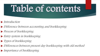 A quick guide on accounting process of bookkeeping | PPTX | Business ...