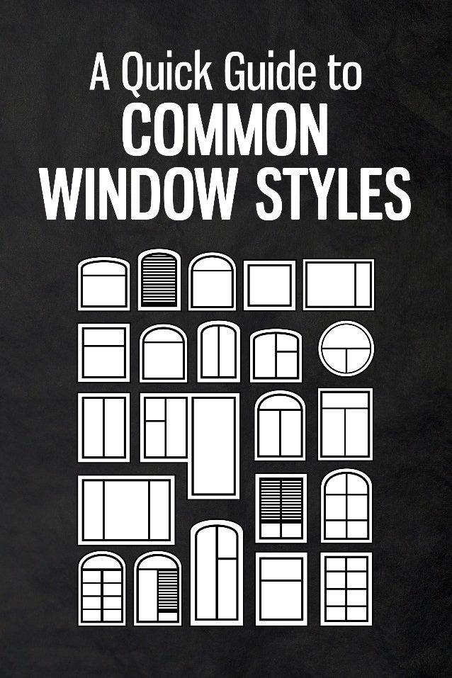 A Quick Guide to Common Window Styles