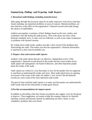 7 Steps to Conducting a Financial Audit | The Enterprise World | PDF