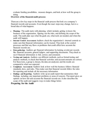 7 Steps to Conducting a Financial Audit | The Enterprise World | PDF