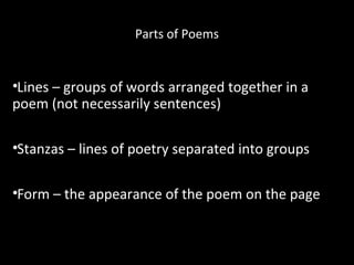 A Quick Guide to Poetry | PPTX