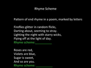 A Quick Guide to Poetry | PPTX