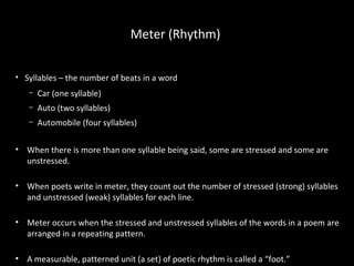 A Quick Guide to Poetry | PPT