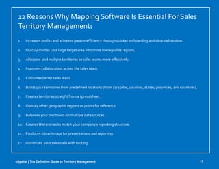 A Quick Guide to Sales Territory Management by eSpatial | PDF