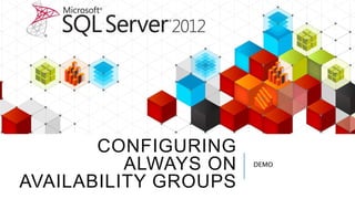 A Quick Guide to Sql Server Availability Groups | PPTX
