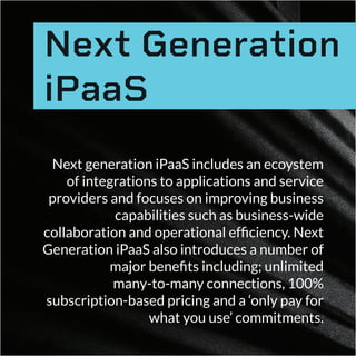 A Quick Guide to the Now and Future of Integration Platforms and iPaaS | PDF