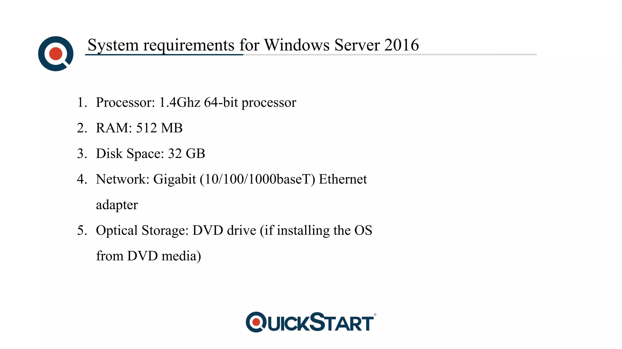 A Quick Guide to Windows Server 2016 | PPTX