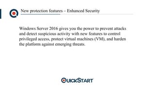 A Quick Guide to Windows Server 2016 | PPTX
