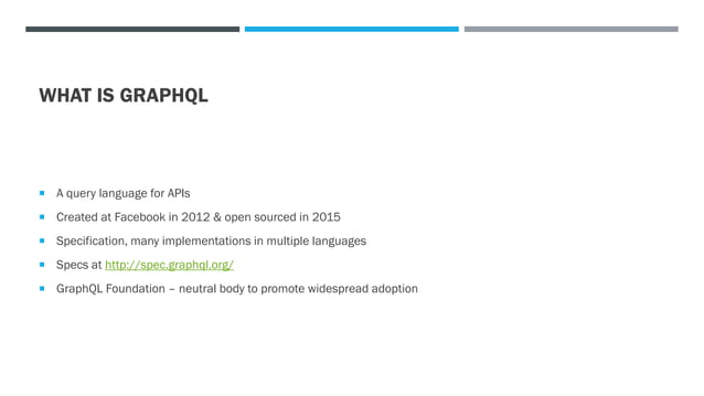 A Quick Introduction To Graphql Ppt