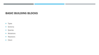 A quick introduction to GraphQL | PDF