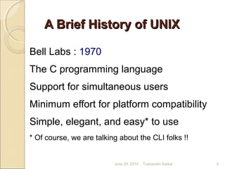 A Quick Introduction to Linux | PPT