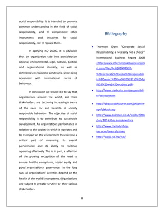 A Quick Look at CSR (with examples) | PDF