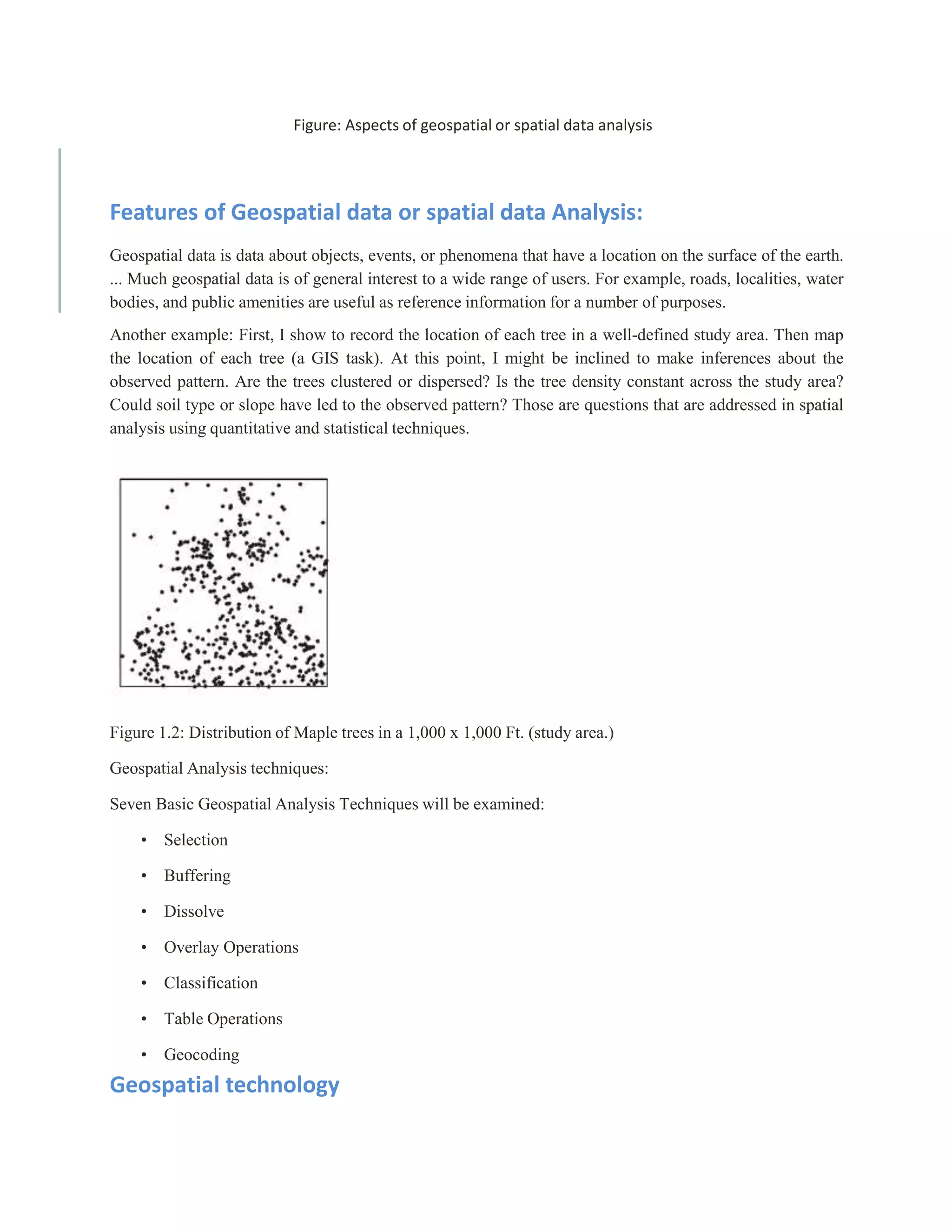 A quick overview of geospatial analysis | PPT | Geography | Science