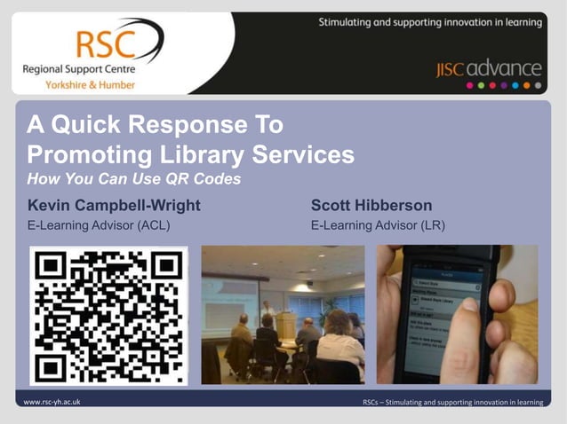 A quick response to promoting library services - How you can use QR ...
