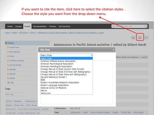 A quick start tutorial of zotero web library | PPT