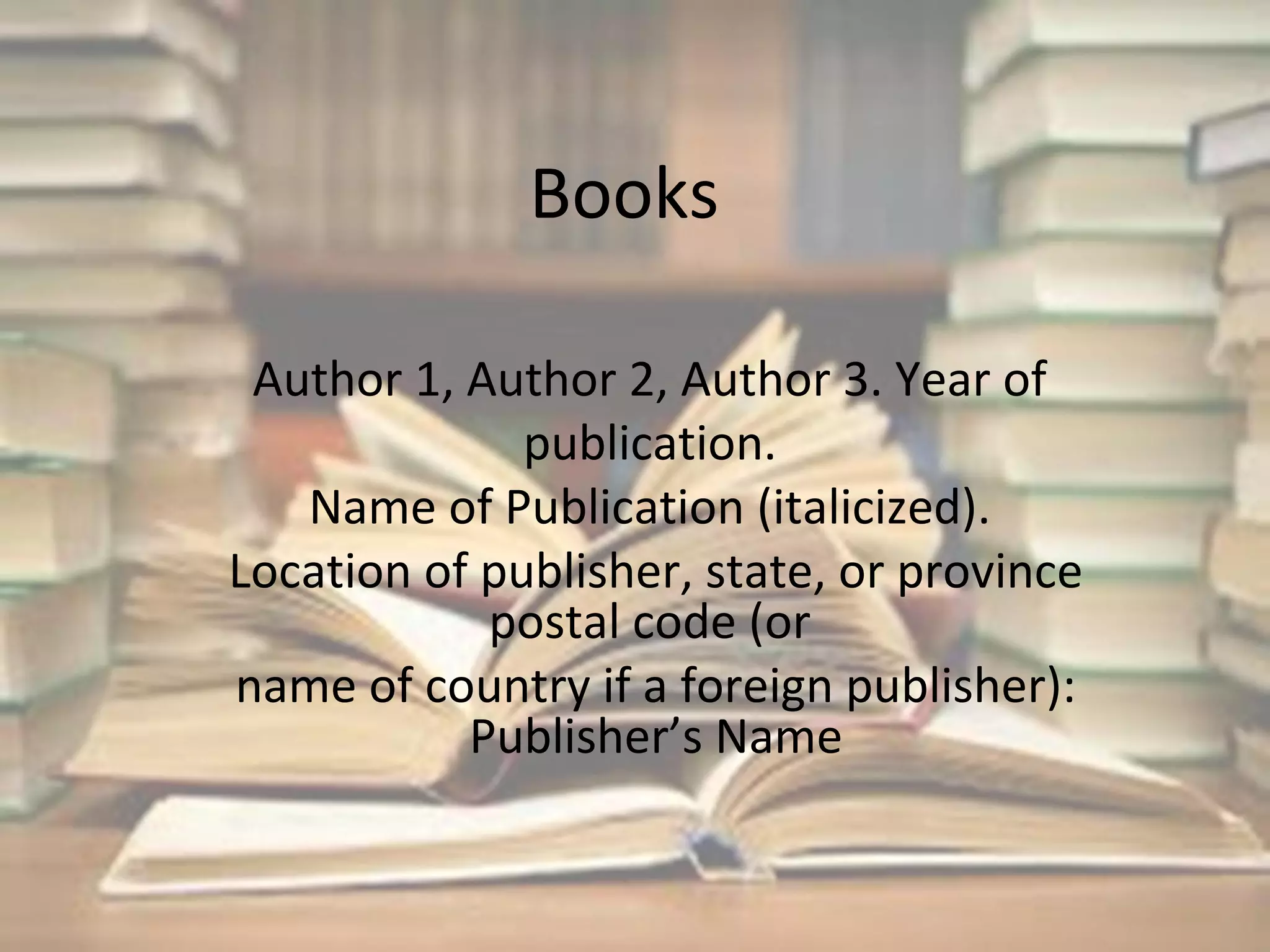 A quick style guide on asa format | PPT