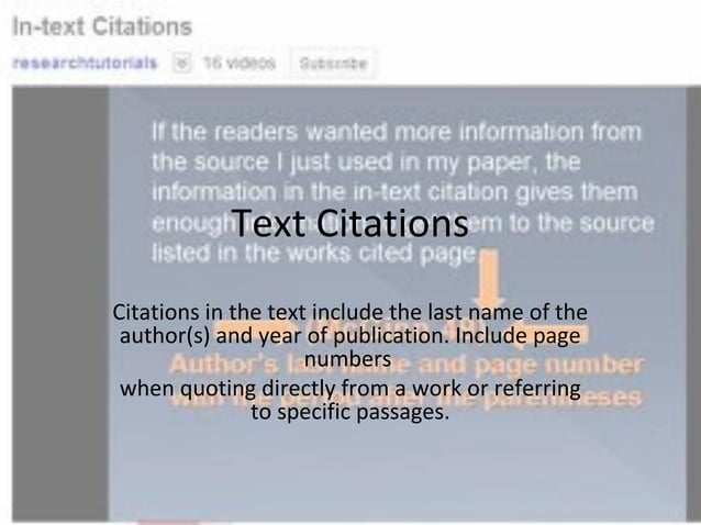 A quick style guide on asa format | PPT