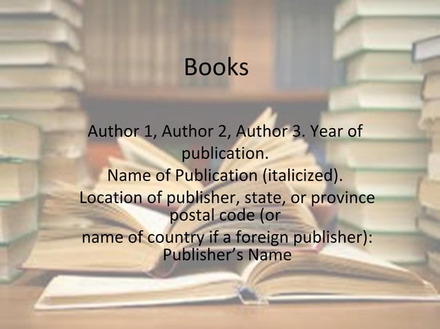 A quick style guide on asa format | PPT