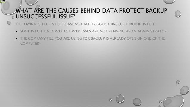 A quick way to fix Intuit Data Protect Backup Failed error.pptx