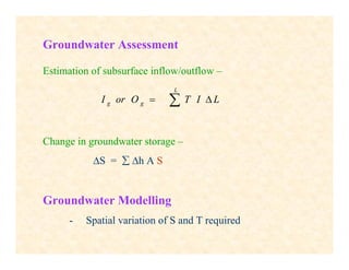 Aquifer Parameter Estimation | PDF