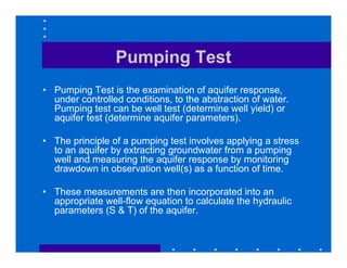 Aquifer Parameter Estimation | PDF