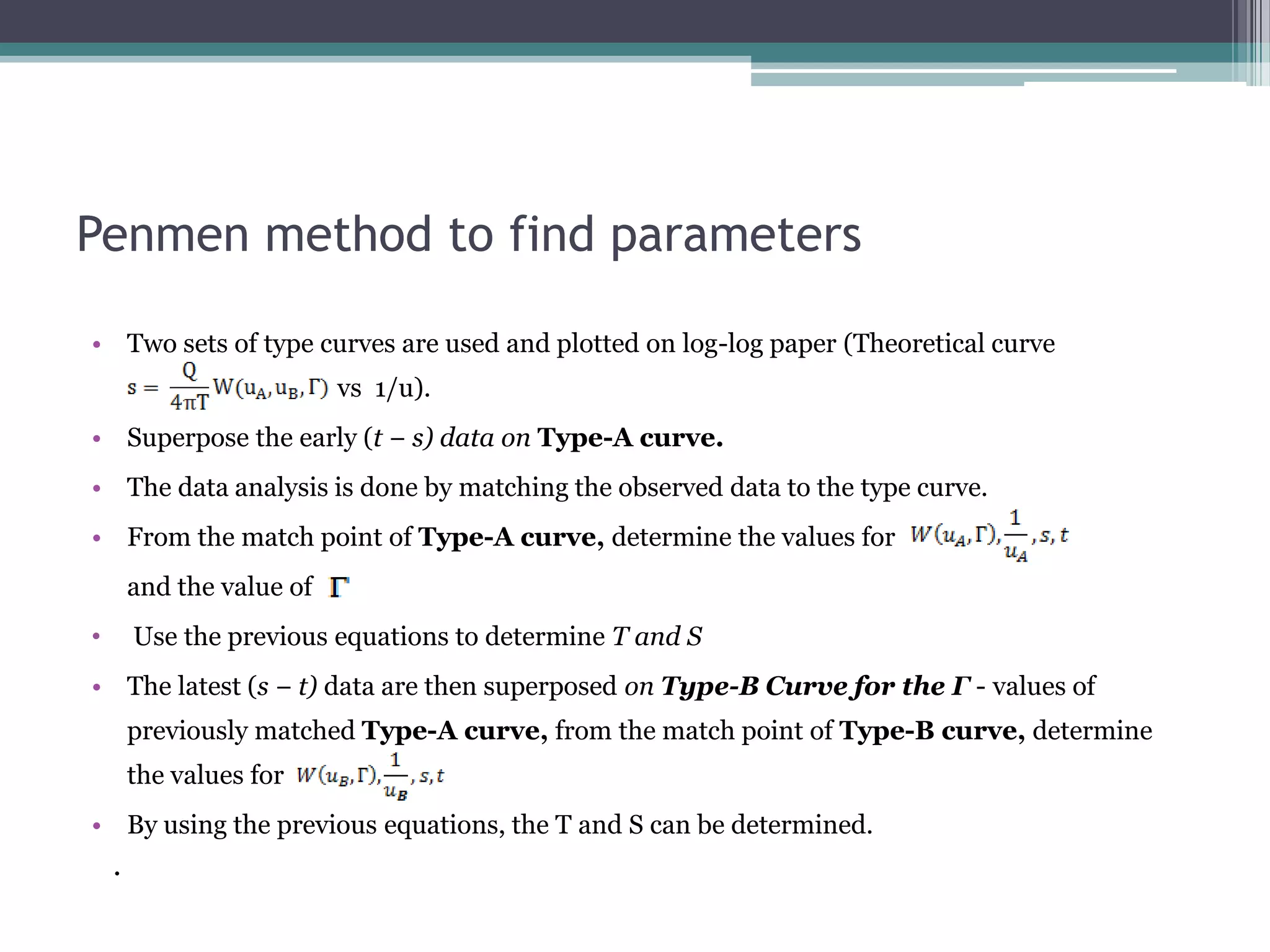 Non Equilibrium Equation For Unsteady Radial Flow Pptx Physics Science