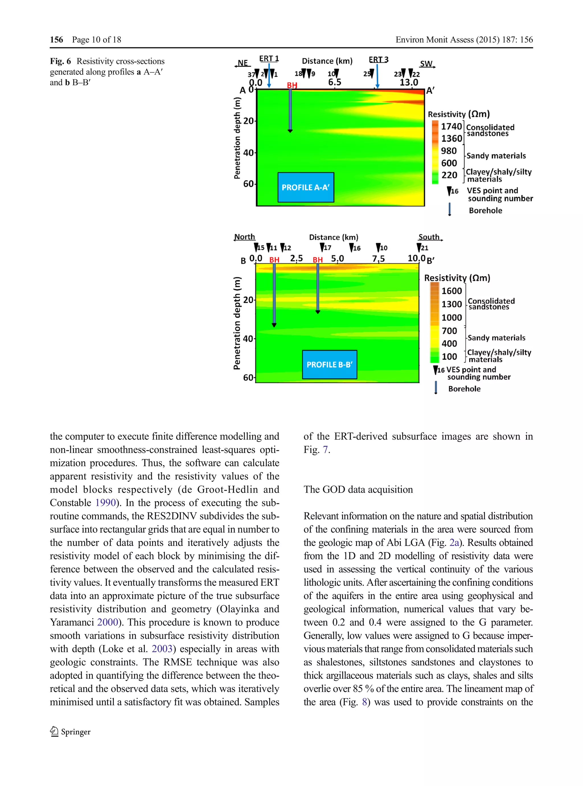 Aquifer polution vulnerability assessment for abi paper | PDF