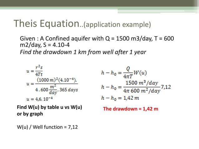 Aquifer test and estimation | PDF