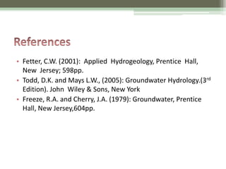 Aquifer test and estimation | PDF