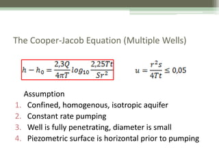 Aquifer test and estimation | PDF