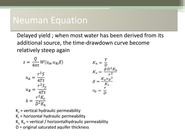 Aquifer test and estimation | PDF