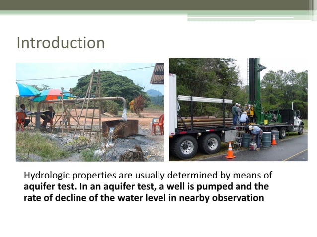 Aquifer test and estimation | PDF