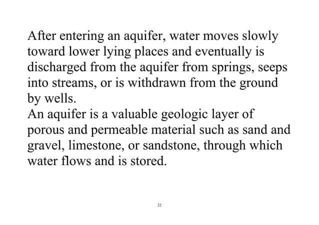 Aquifer types | PDF | Geology | Science