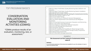 USDA-NRCS Technical Service Provider (TSP) Program: An Overview of ...