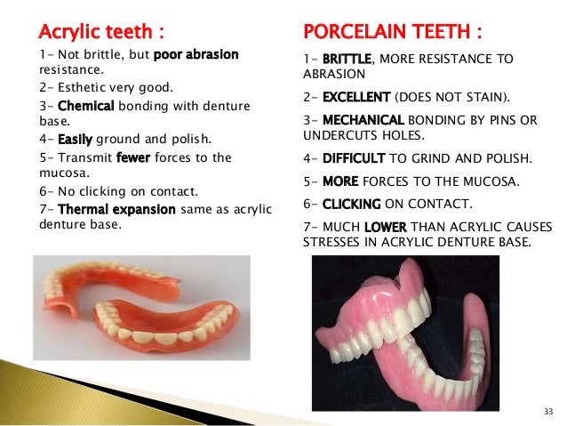 selecting artificial tooth