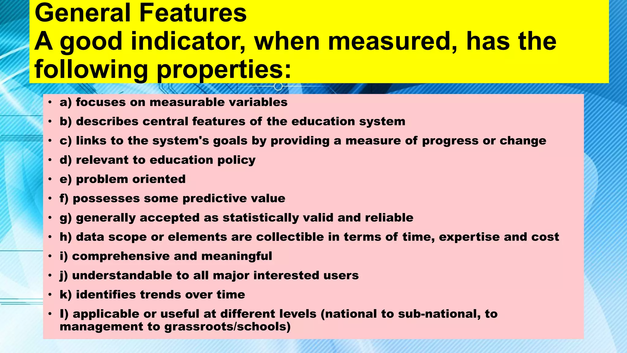 Identification of Indicators | PPTX