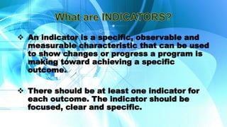 Identification of Indicators | PPTX | Education industry | Industries