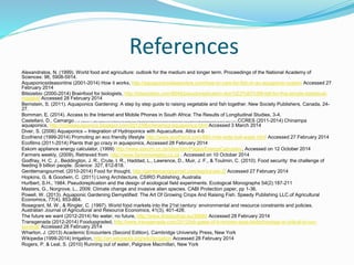 Aquaculture and Aquaponics: Going back to basics | PDF